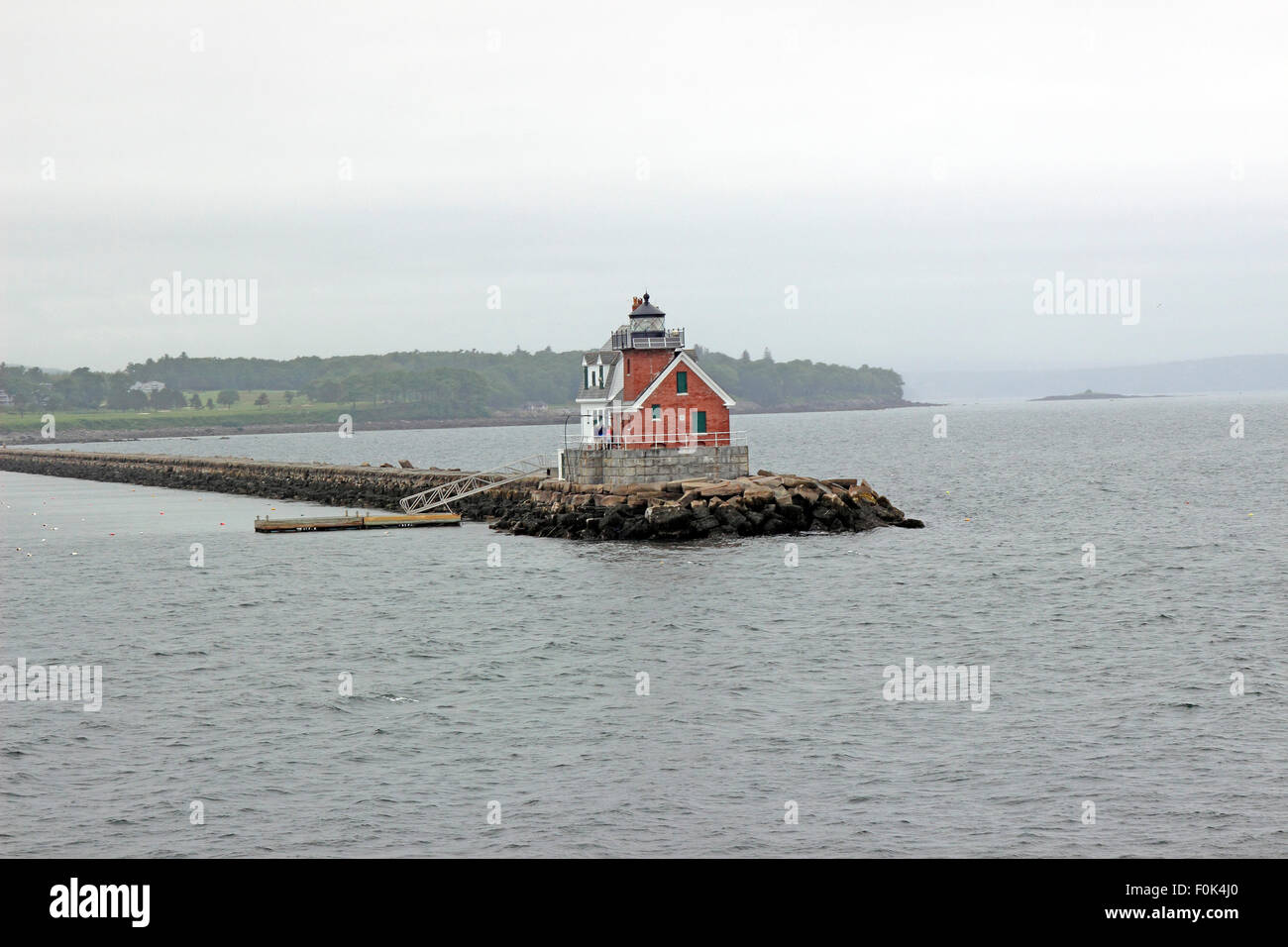 Rockland breakwater lighthouse hi-res stock photography and images - Alamy