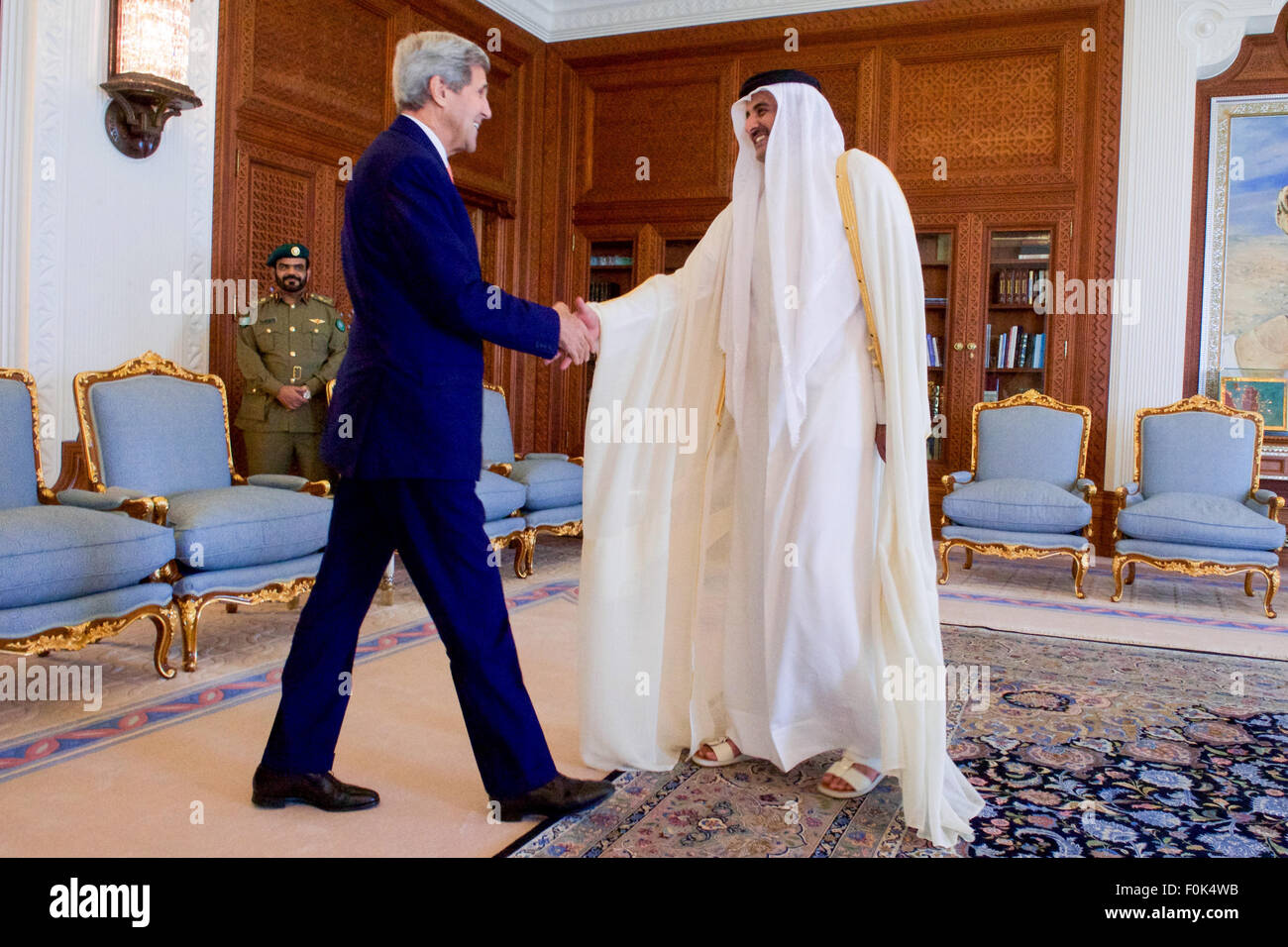 Secretary Kerry Meets With Qatari Emir Tamim Before Gulf Cooperation ...