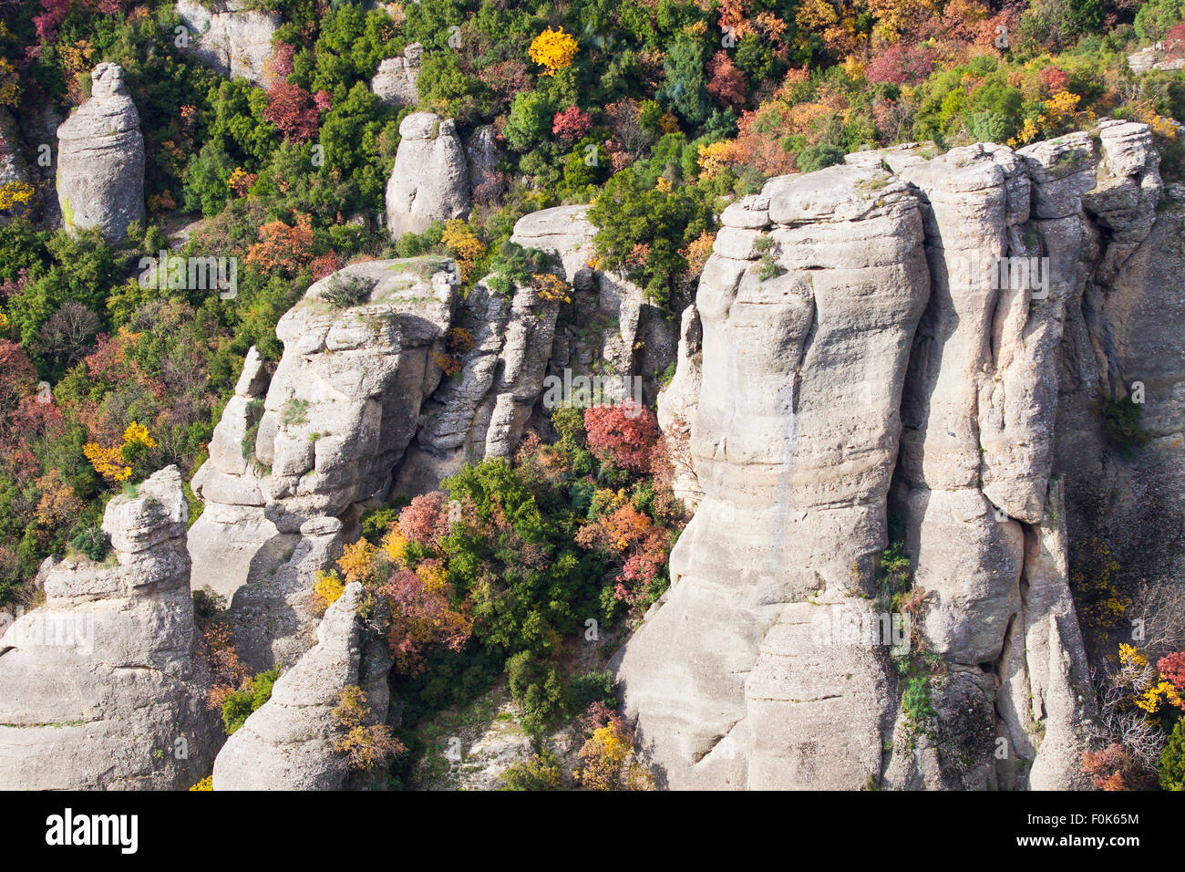 Famous Meteora Rocks, Trikala region, Greece Stock Photo - Alamy