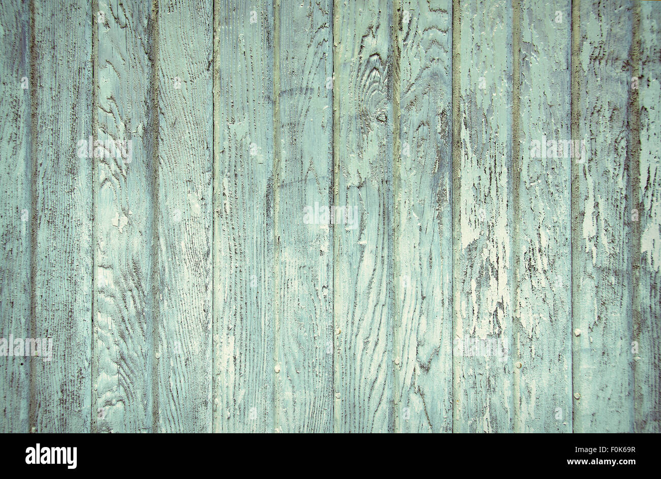 Turquoise Distressed Wood Background