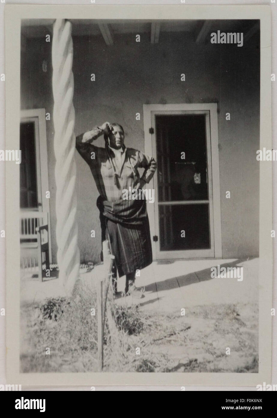 Tony Luhan, a prominent figure in Taos, New Mexico, photographed on the ...