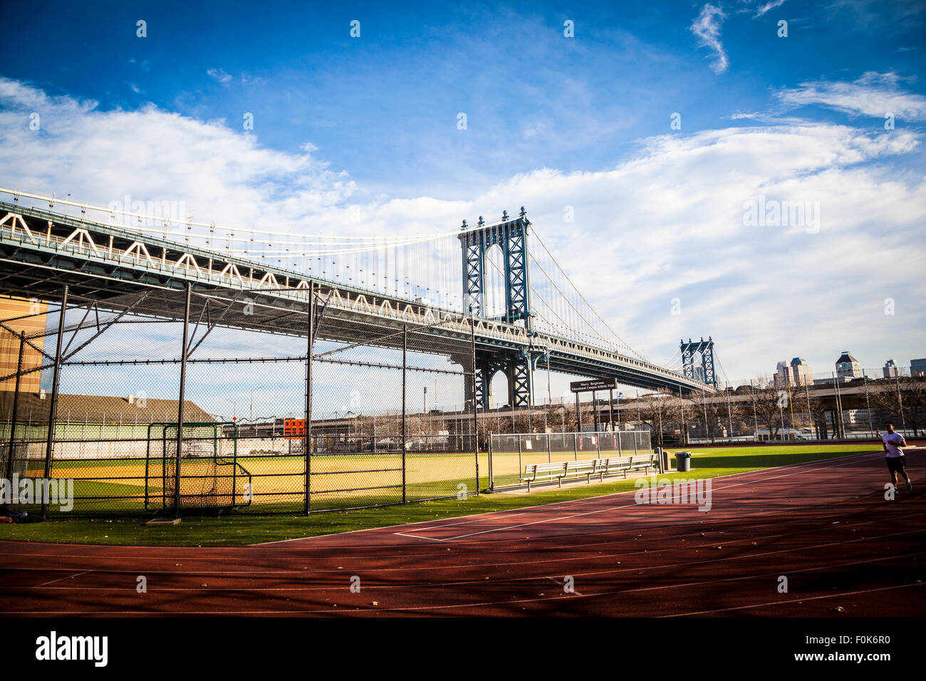 Baseball field blue sky far view hi-res stock photography and images ...