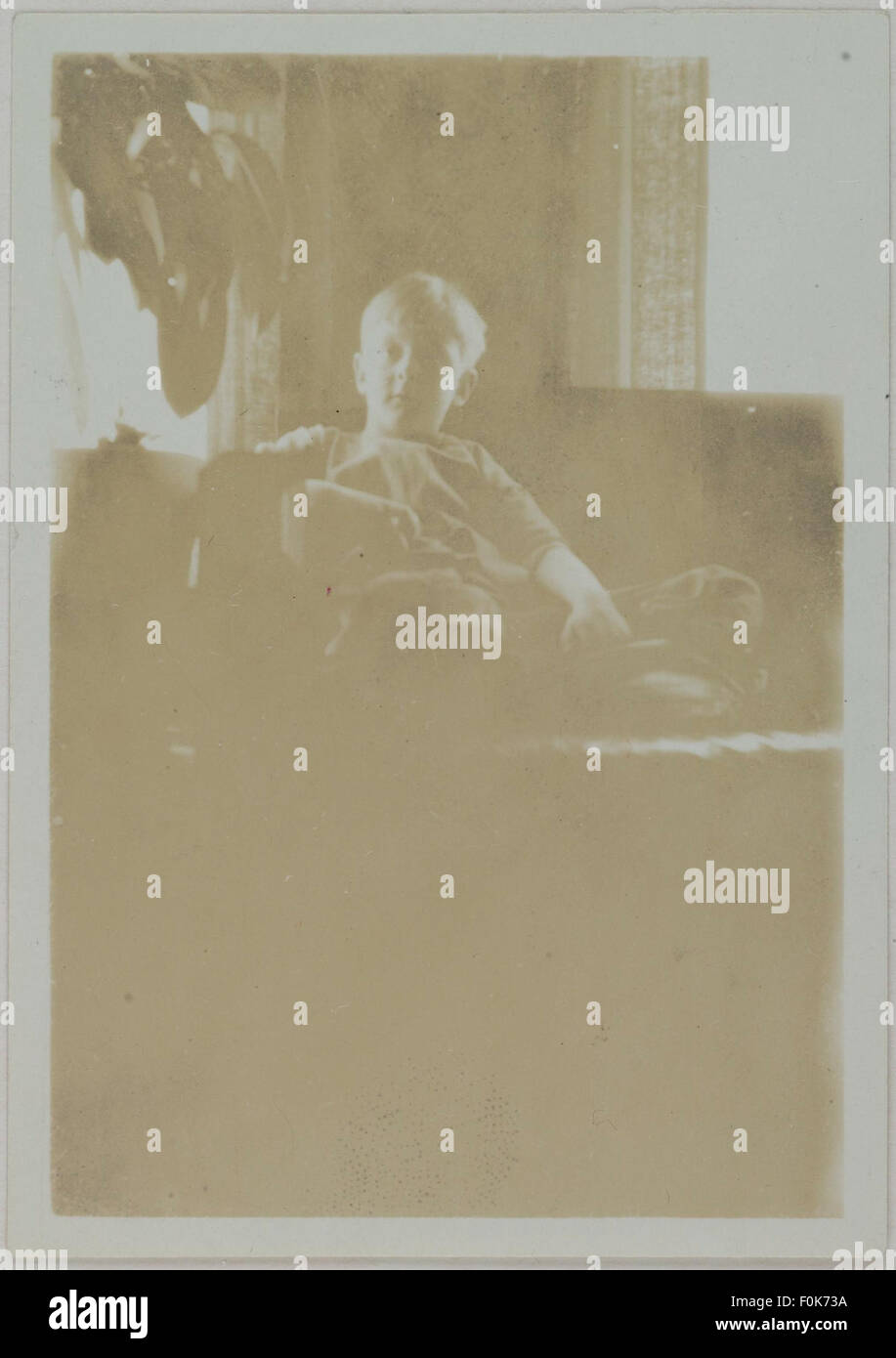 This portrait features Nils Forsberg, the son of Elmer A Forsberg, in a ...