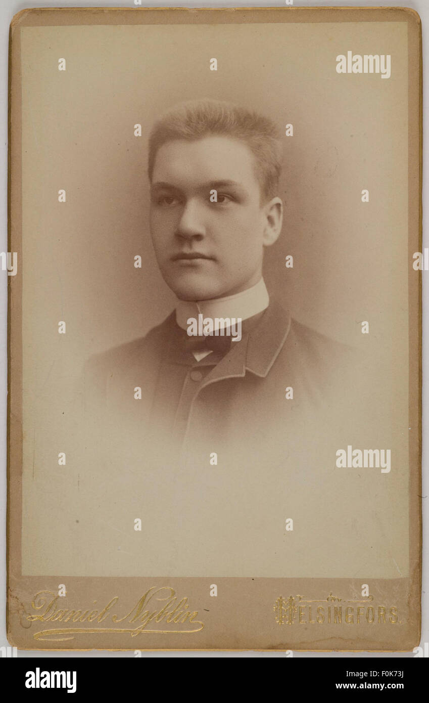 This 1884 portrait captures the 19-year-old Axel Gallen, a figure in ...