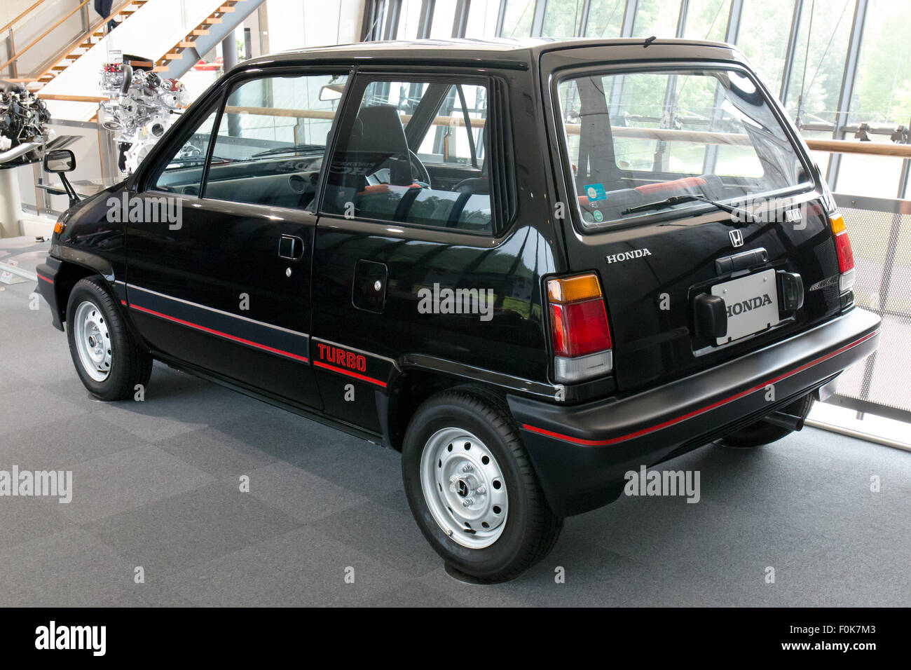 Honda City Turbo rear-left 2015 Honda Collection Hall Stock Photo - Alamy