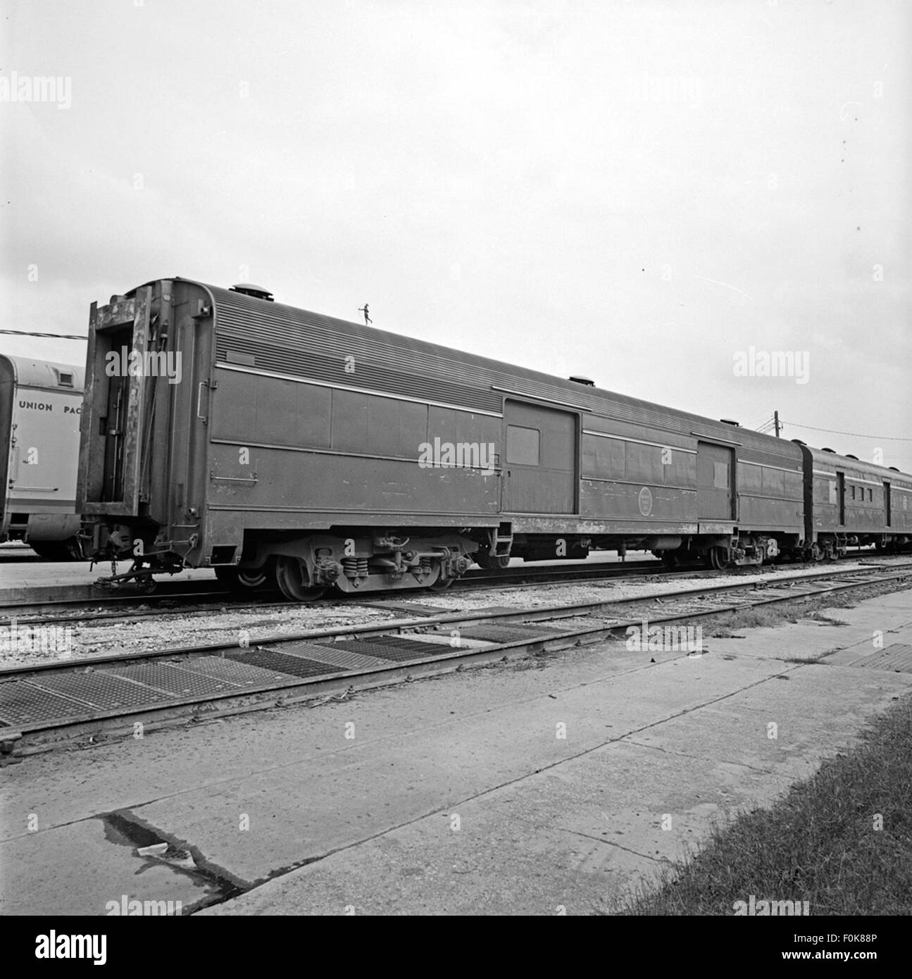 Photograph of a Missouri Pacific Baggage Car No. 352, a railroad car ...