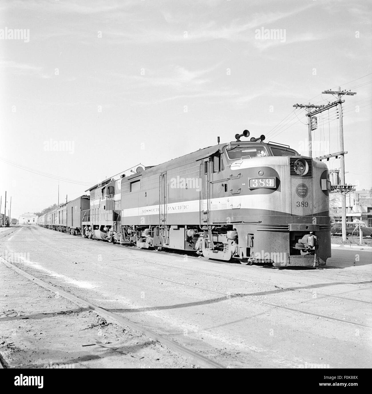 Missouri Pacific Diesel Electric Passenger Locomotive No. 389, part of ...