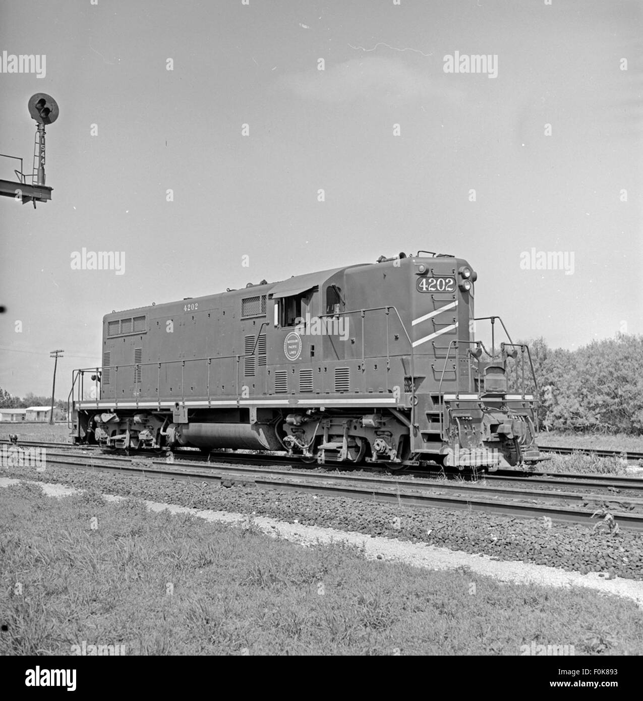Missouri Pacific's Diesel Electric Road Switcher No. 4202 is a key ...