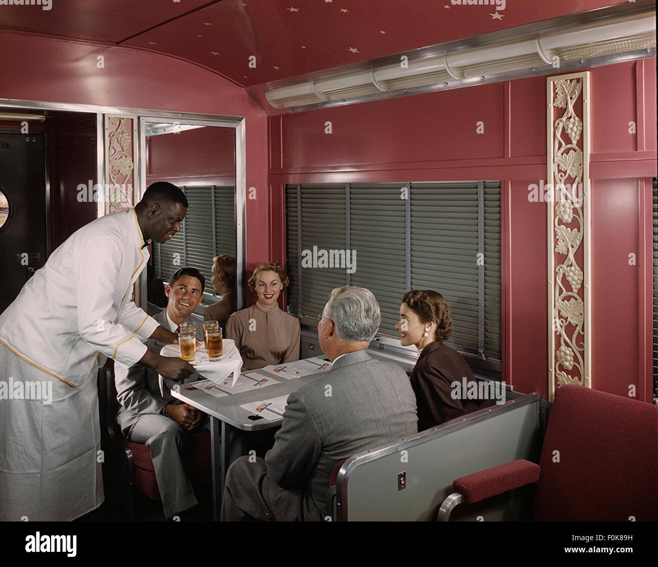 The Southern Pacific Sunset Limited Diner and Lounge car, manufactured ...