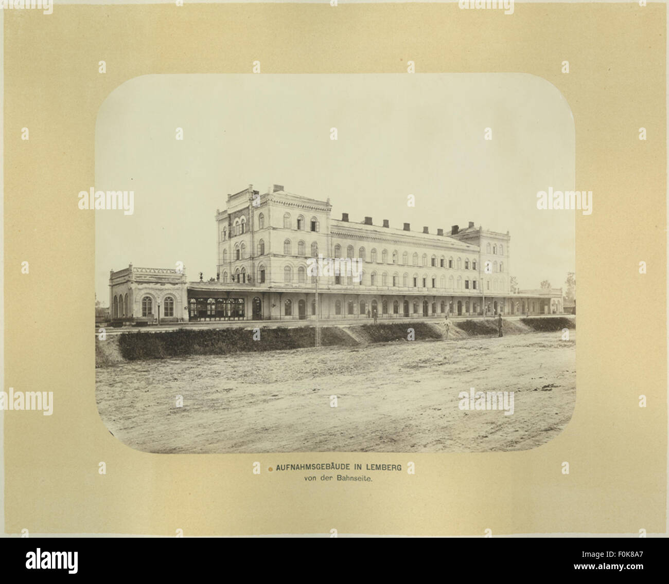 The Aufnahmsgebaude, or reception building, in Lemberg (modern-day Lviv ...