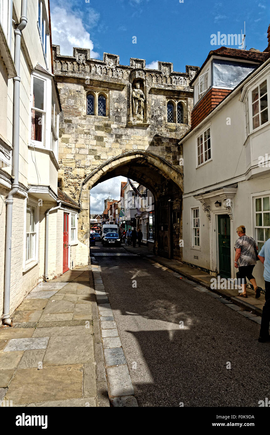 Cathedral gate salisbury hi-res stock photography and images - Alamy