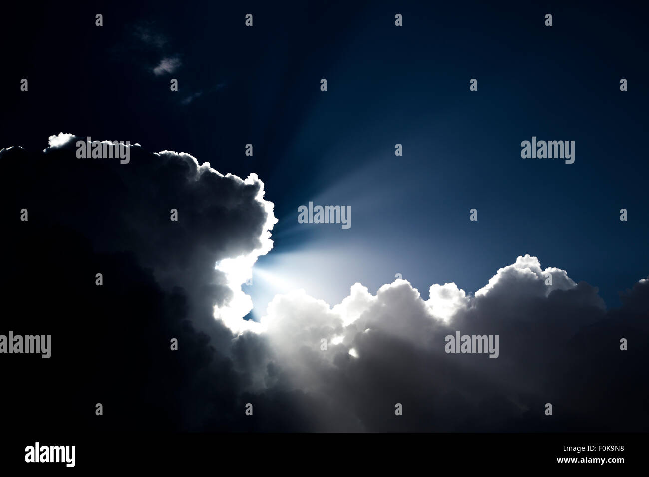 Wonderful coloured cloud formations in Cornwall, UK Stock Photo - Alamy