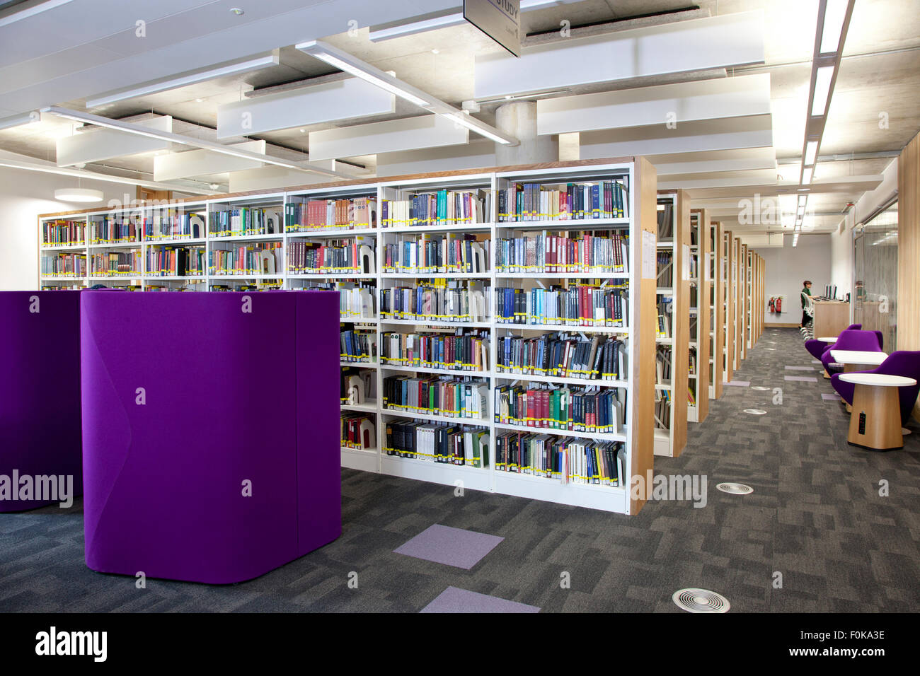 Students leisure area in the Laidlaw Library at Leeds University Stock ...