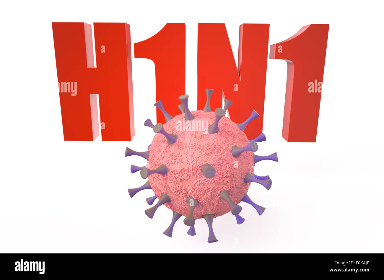 Virus closeup Cut Out Stock Images & Pictures - Alamy