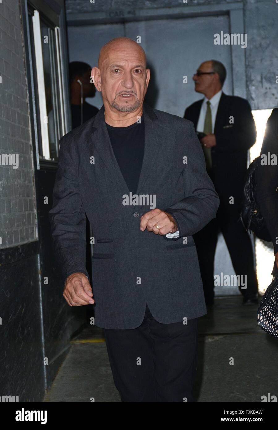 New York, NY, USA. 17th Aug, 2015. Ben Kingsley out and about for ...