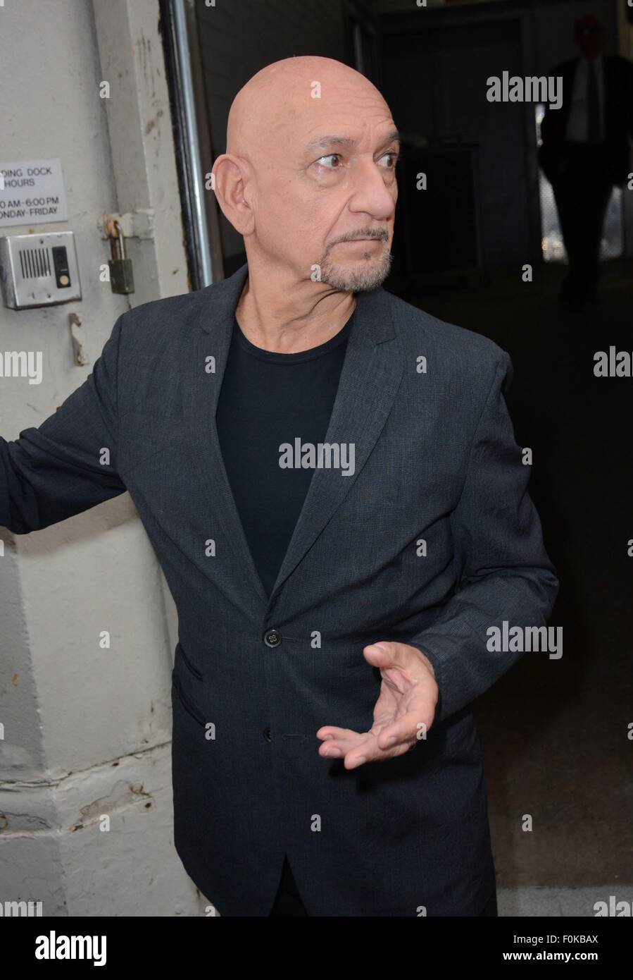 New York, NY, USA. 17th Aug, 2015. Ben Kingsley out and about for ...