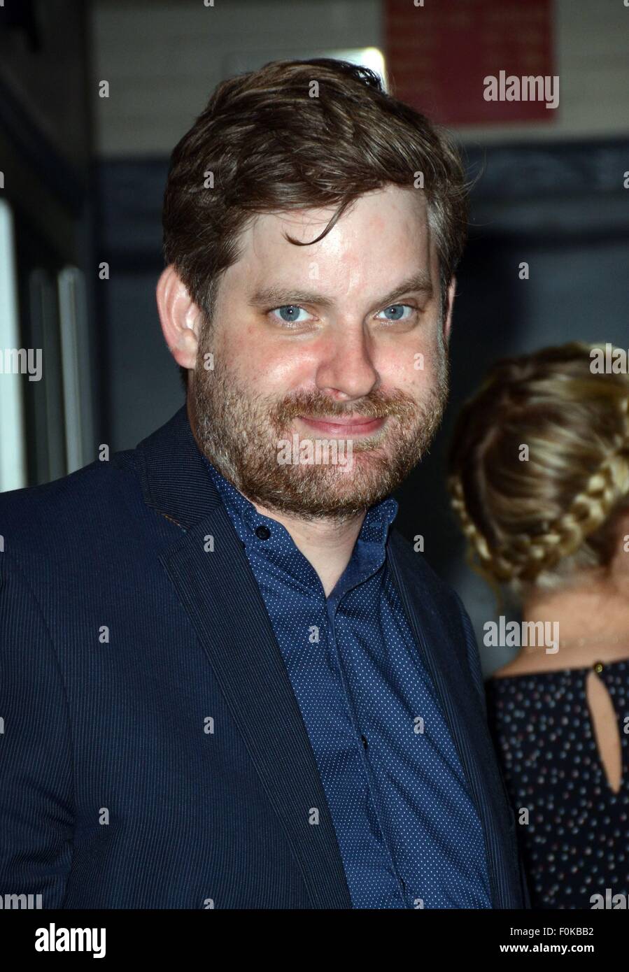 New York, NY, USA. 17th Aug, 2015. John Magary out and about for ...