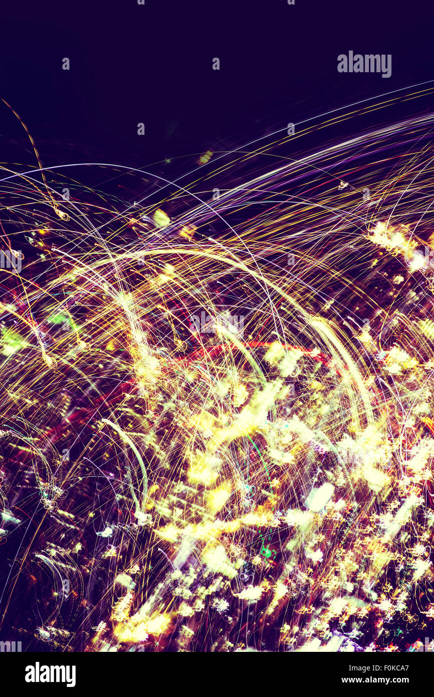 Sparky Particles Abstract Photo Background. Photo Abstraction Stock ...