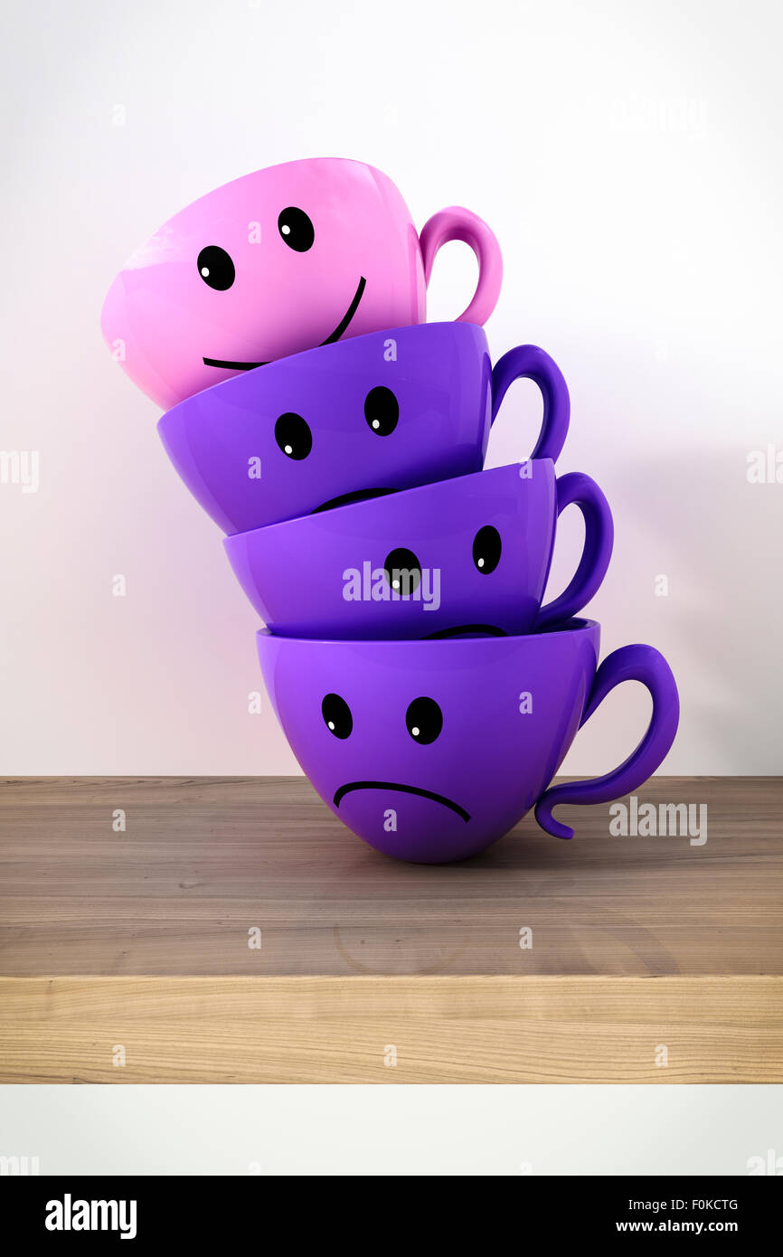 3d cups shelf hi-res stock photography and images - Alamy