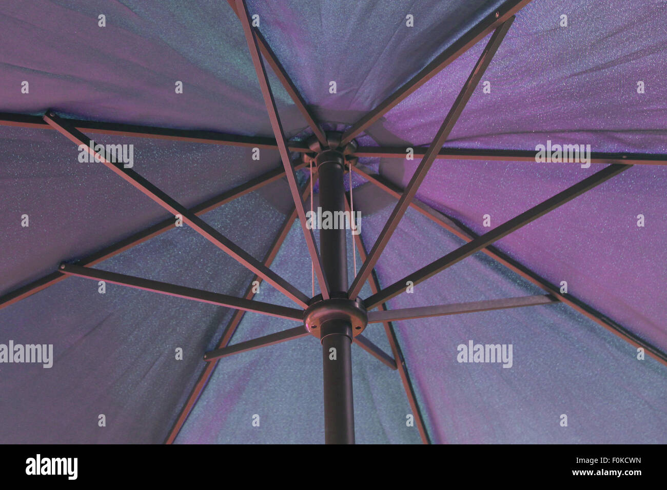 Purple parasol close-up Stock Photo - Alamy