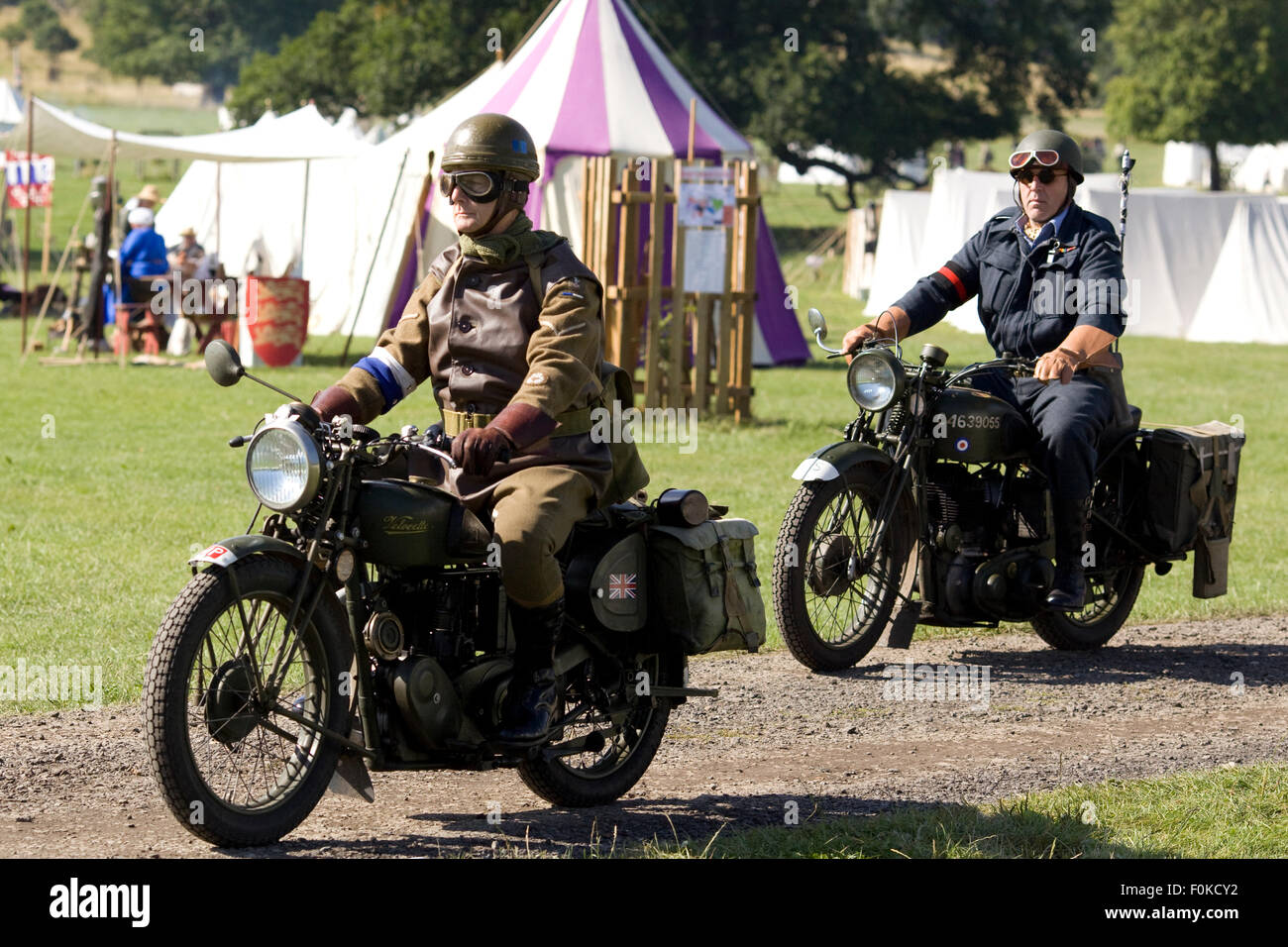 British Army motorbike Stock Photo - Alamy