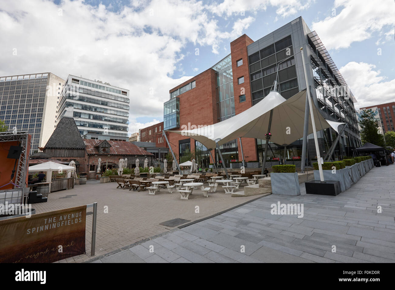 the avenue and crown square spinningfields Manchester England UK Stock ...