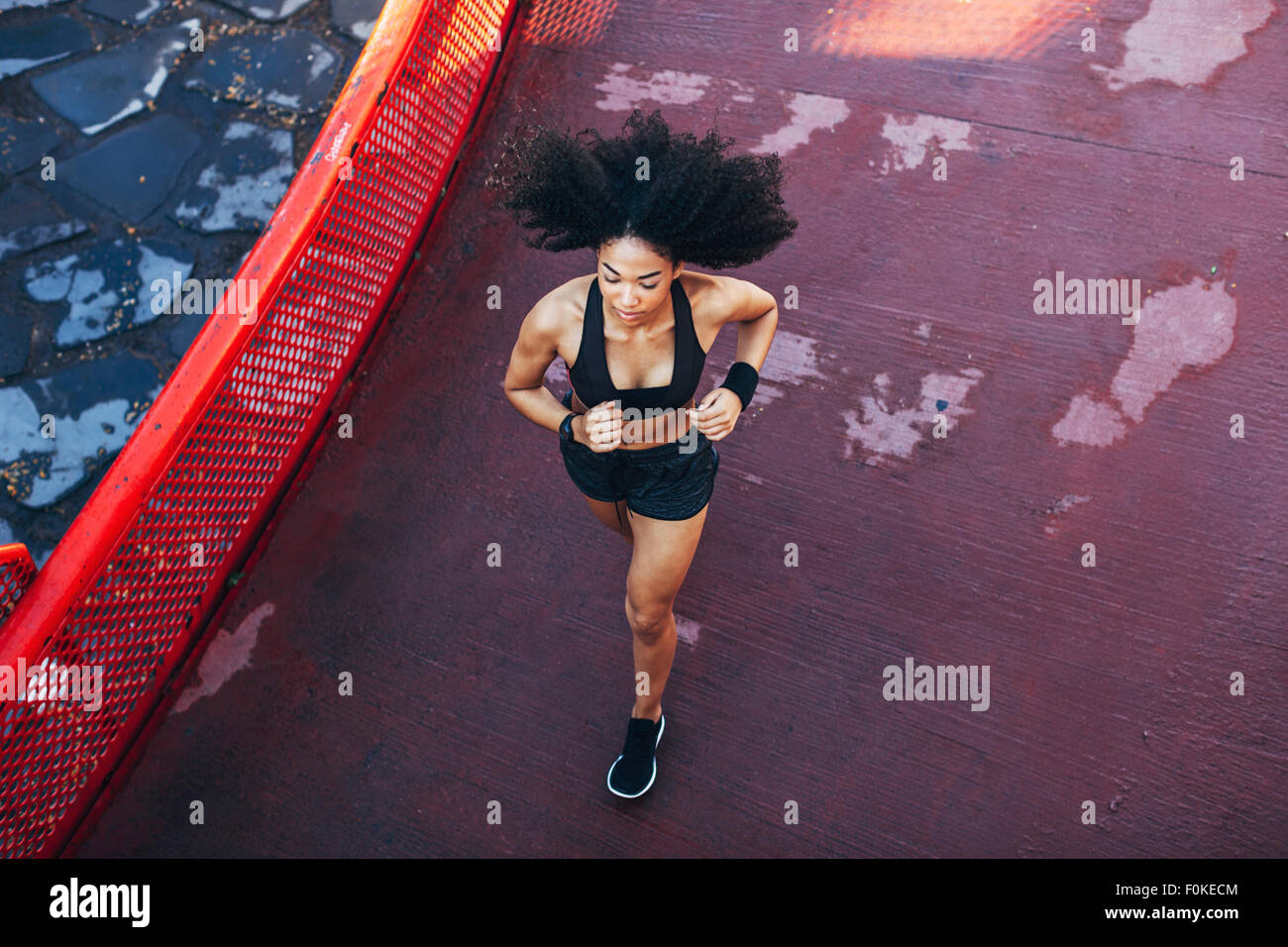 Spain barcelona female jogger hi-res stock photography and images - Alamy