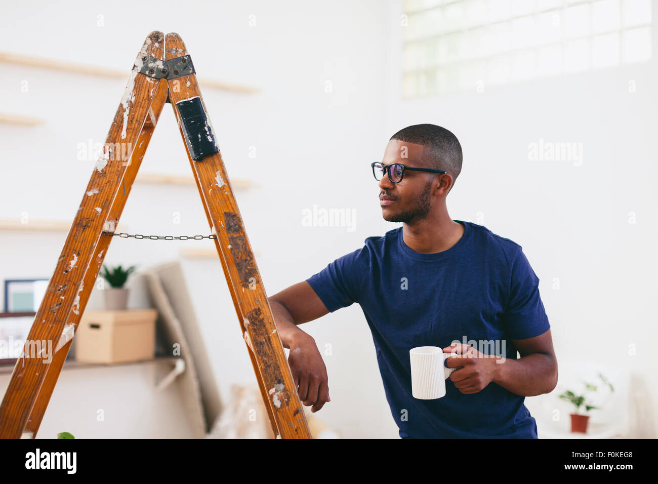 Step up the ladder hi-res stock photography and images - Alamy