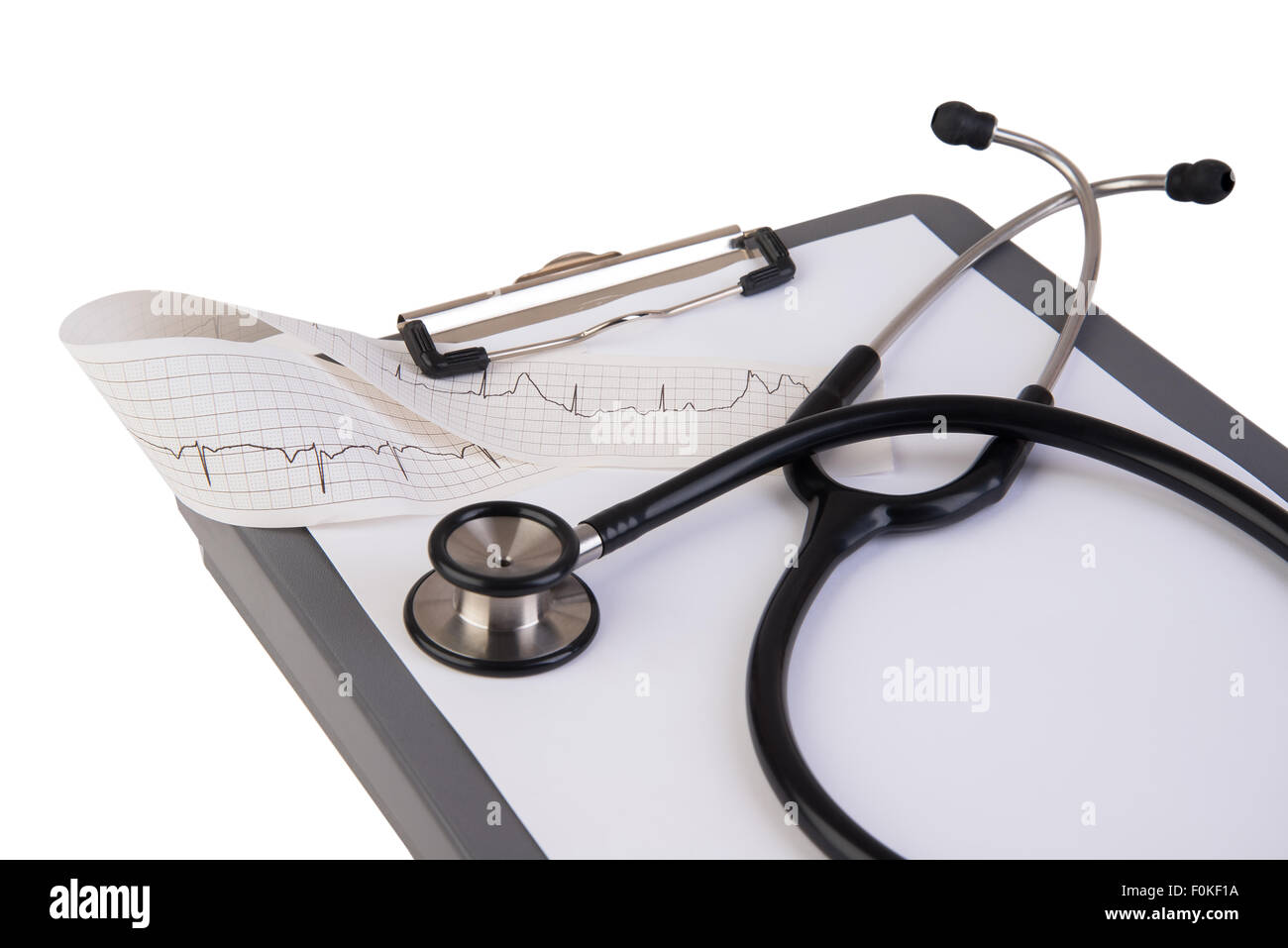 Clipboard chart for health results and records Stock Photo - Alamy