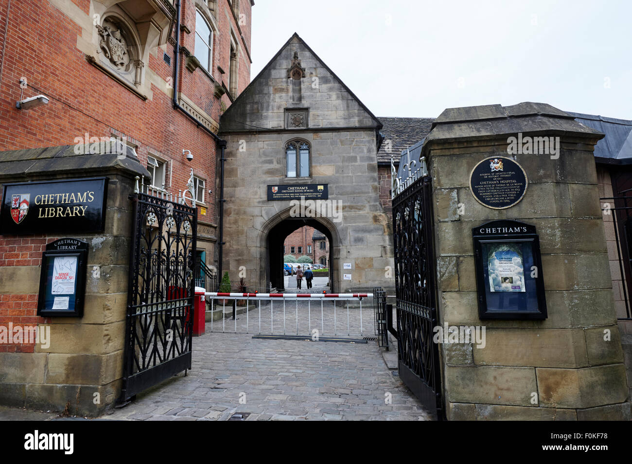 Manchester chetham library hi-res stock photography and images - Alamy