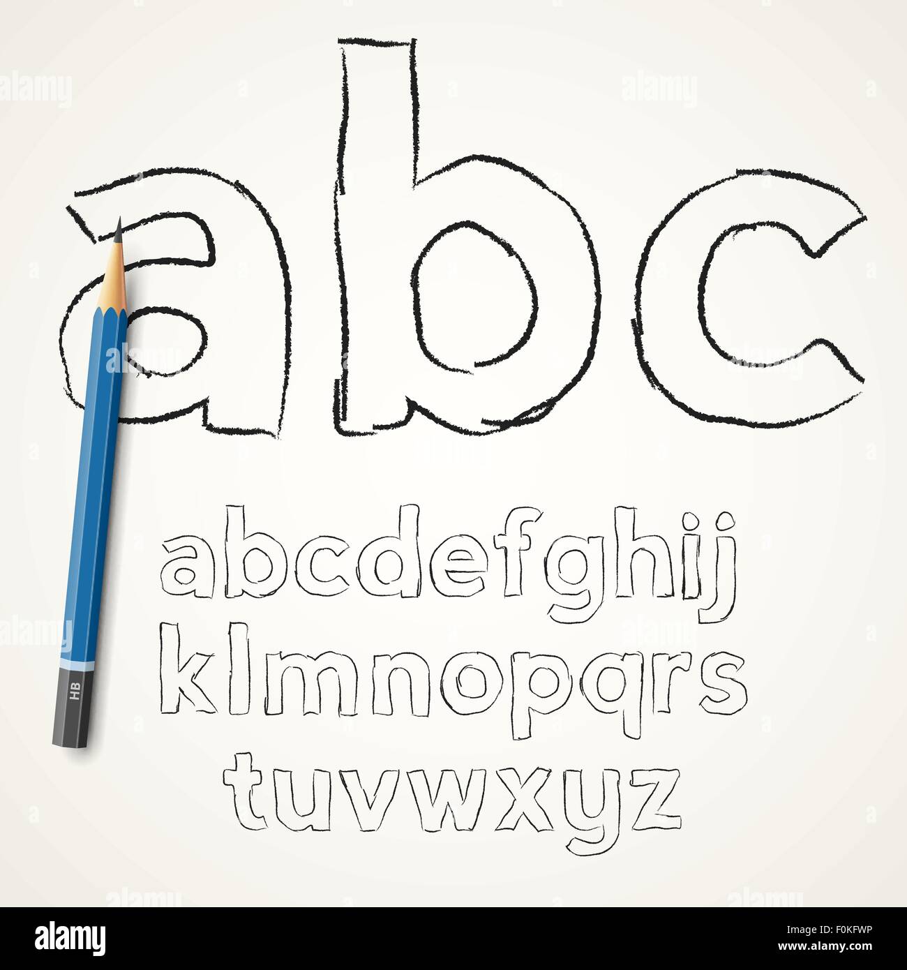 Lower case font hi-res stock photography and images - Alamy