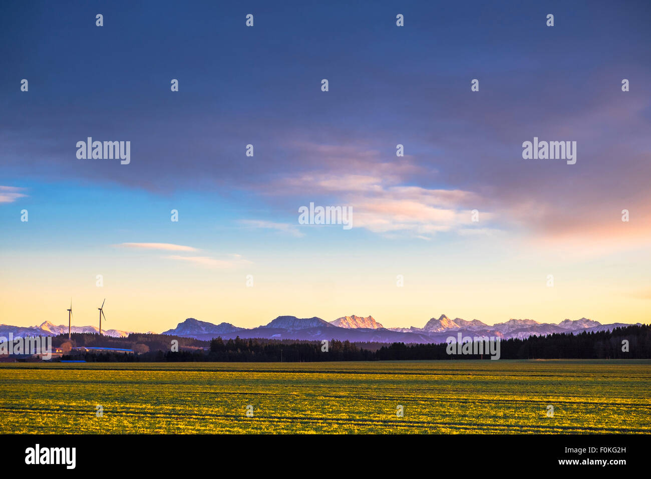 Germany, Bavaria, Palling, wind farm Stock Photo - Alamy