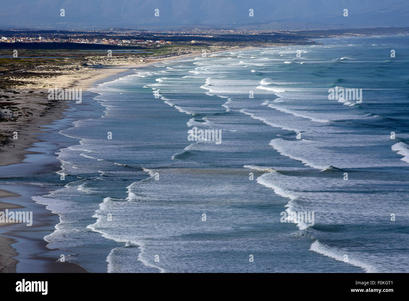 Overview of Muizenberg Beach, Cape Town Stock Photo - Alamy