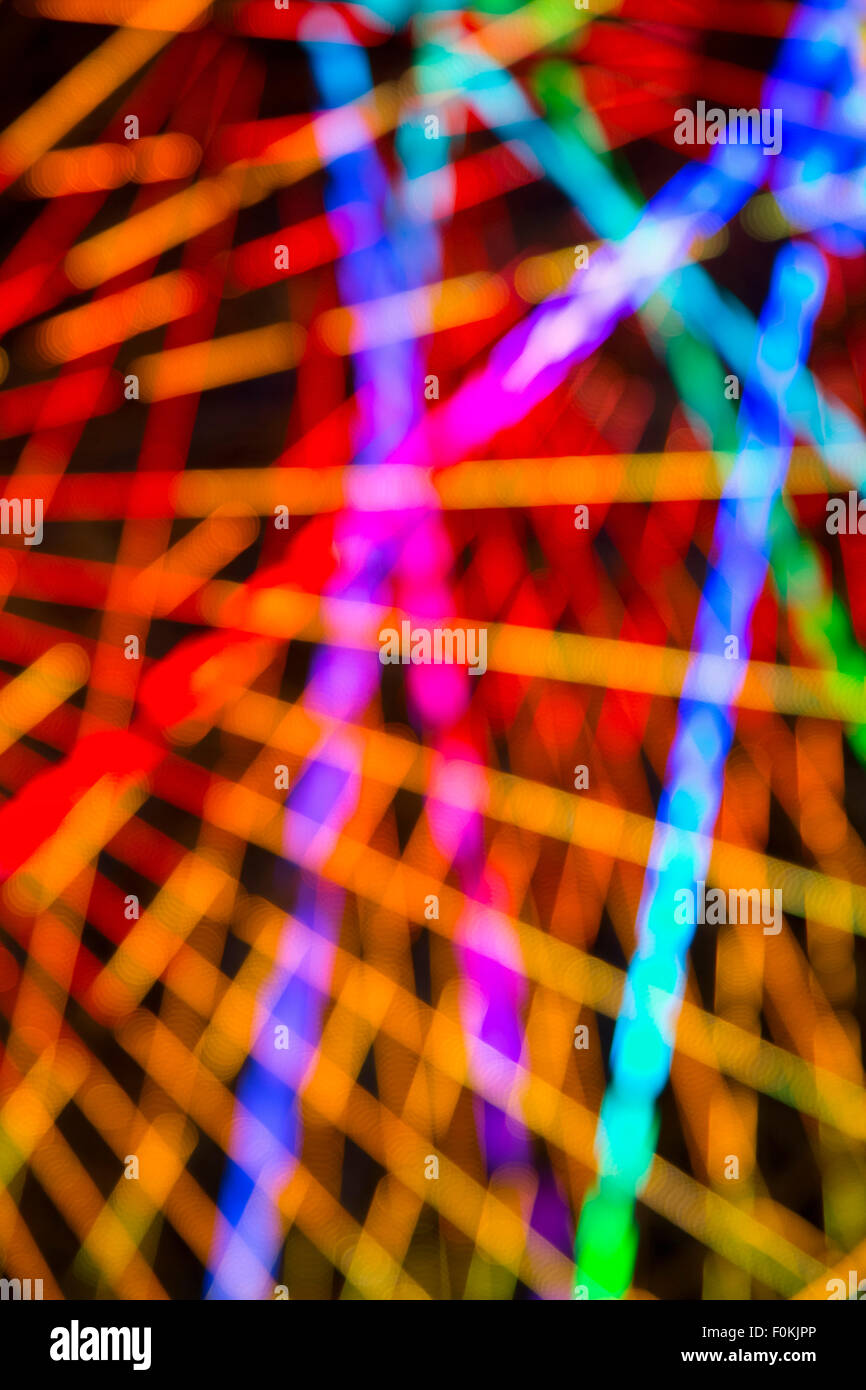 Overlayed colourful shining lines Stock Photo - Alamy