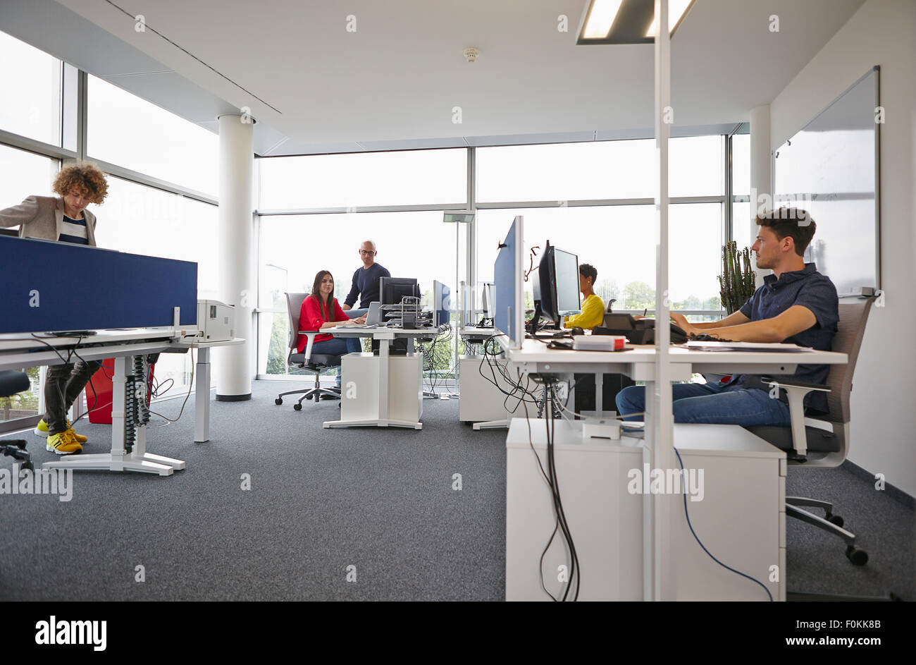 Open window five women hi-res stock photography and images - Alamy