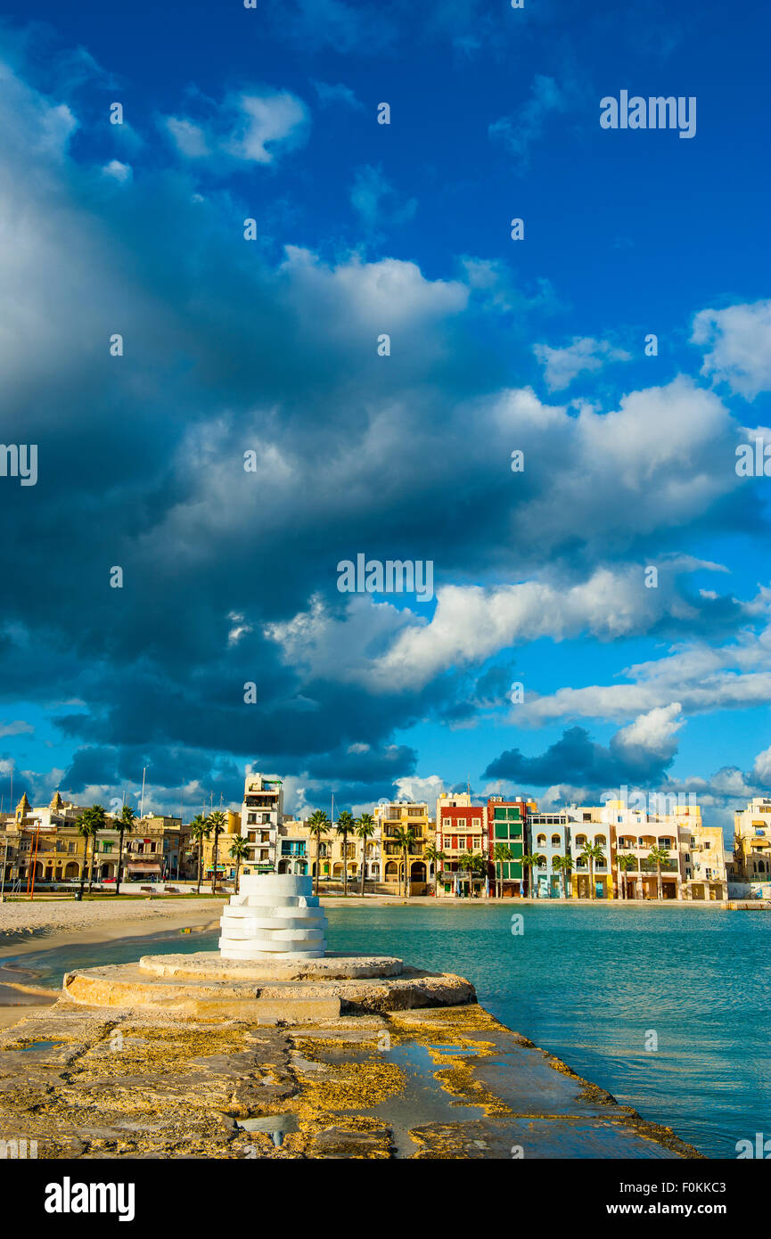 Malta, beach of Birzebbuga Stock Photo - Alamy