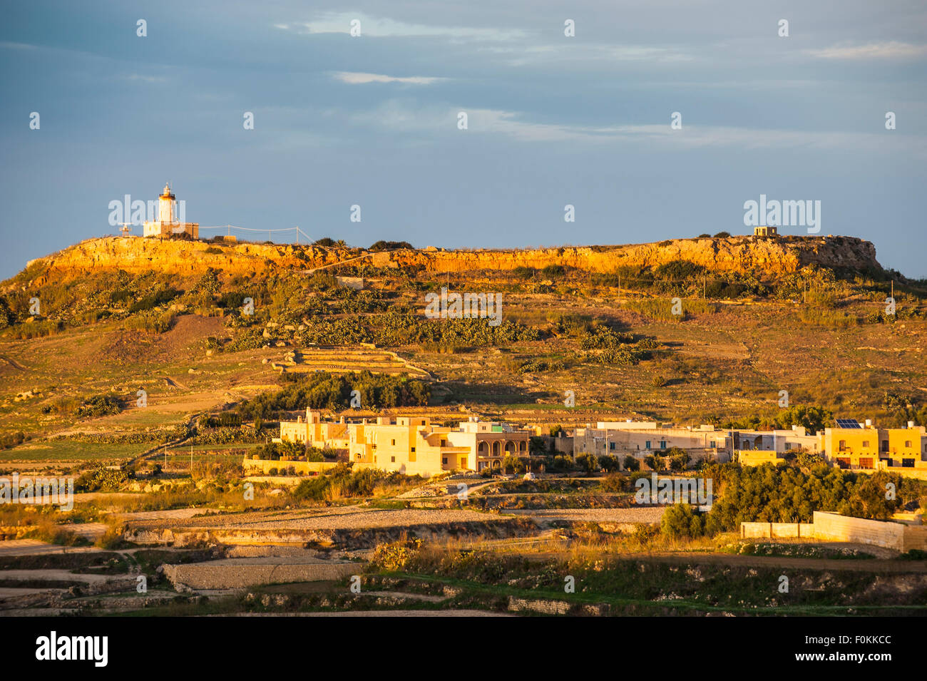 Malta, Gozo, View to Giordan Lighthouse Stock Photo - Alamy
