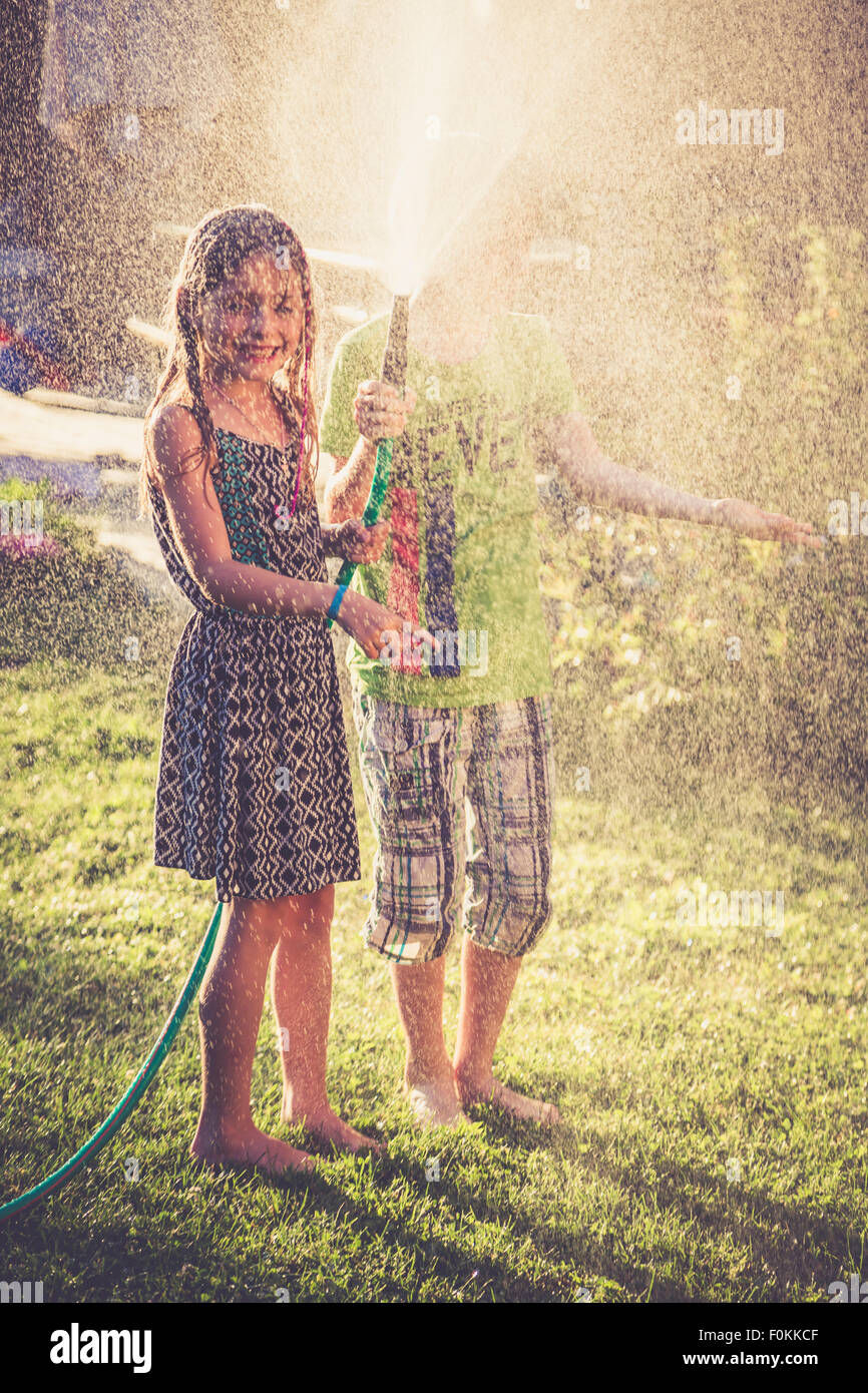Kids Splashing