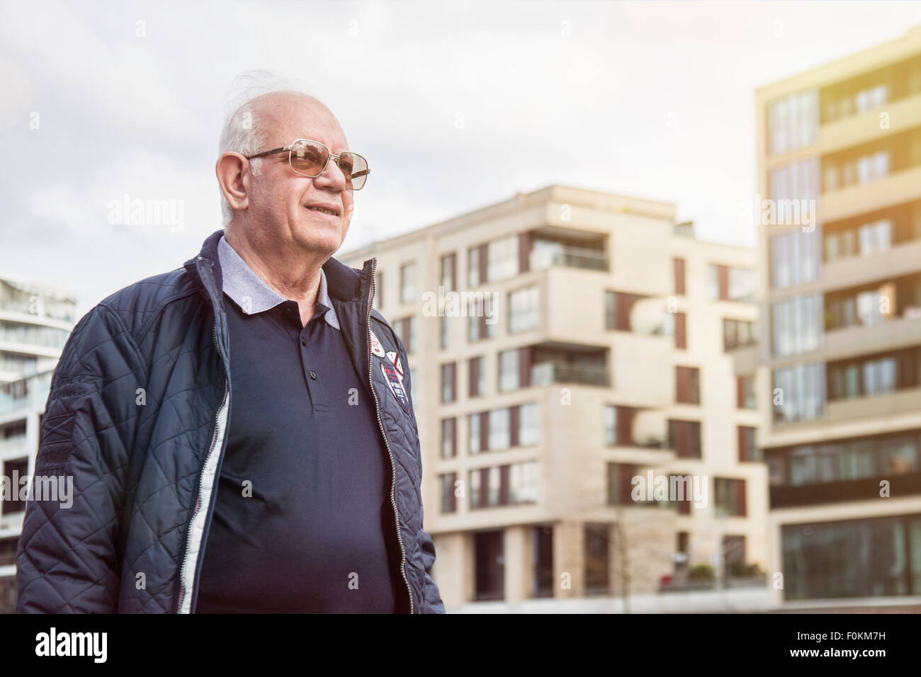 Germany, Hamburg, confident senior man outdoors Stock Photo - Alamy