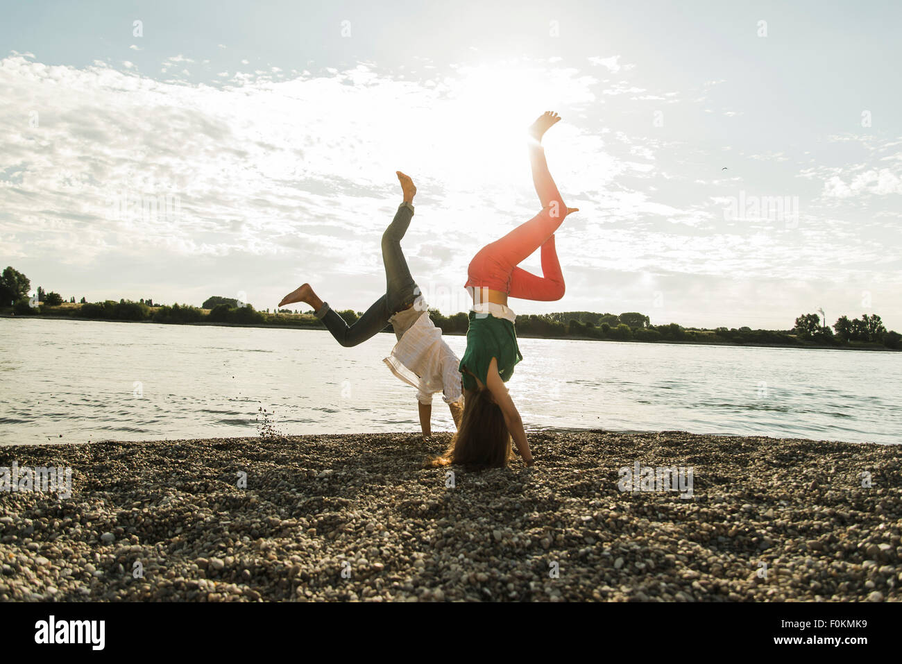 Man doing handstands hi-res stock photography and images - Alamy