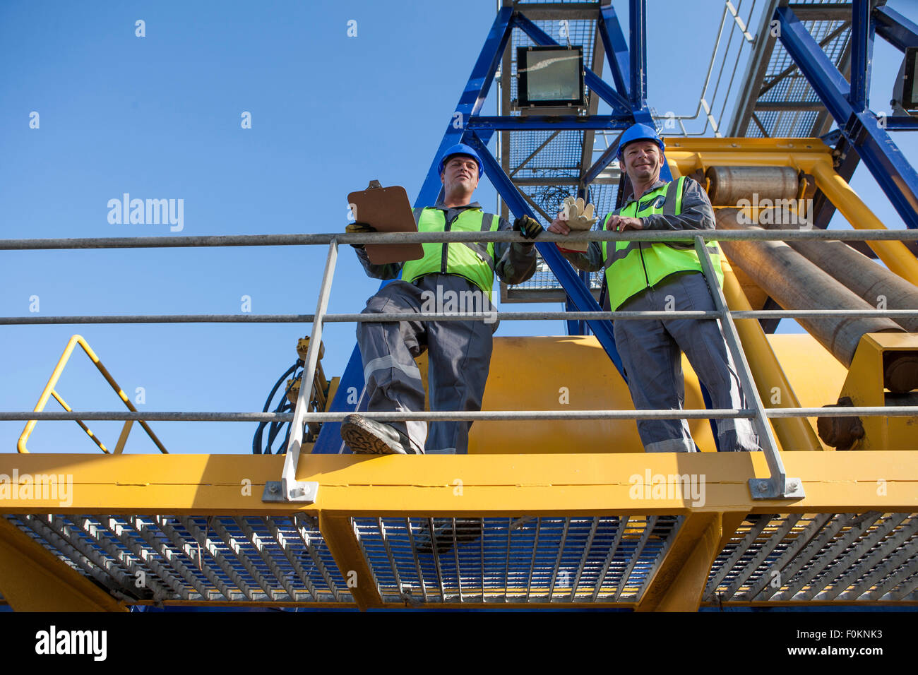 Crew working onboard a ship Stock Photo - Alamy