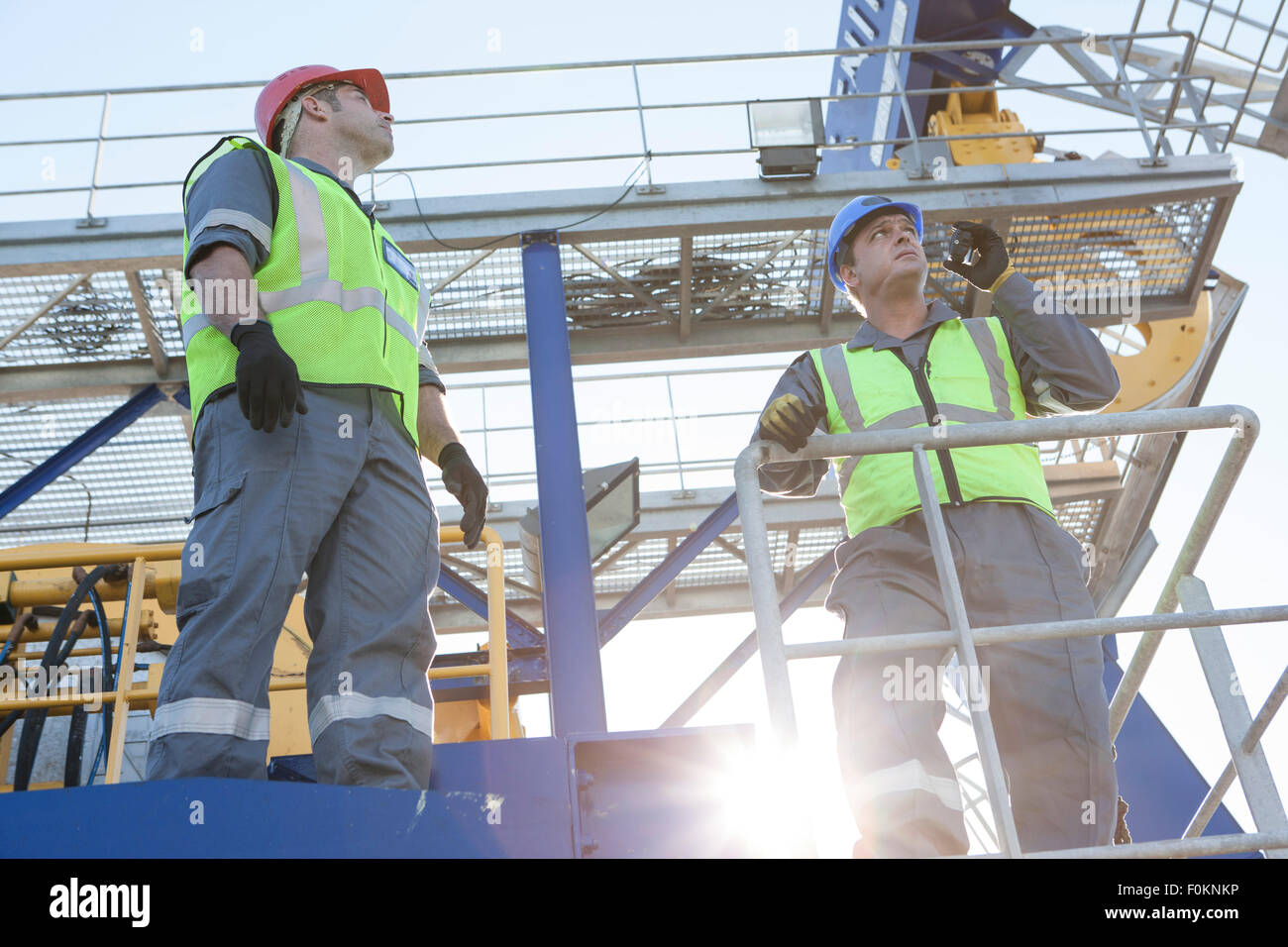 Crew working onboard a ship Stock Photo - Alamy