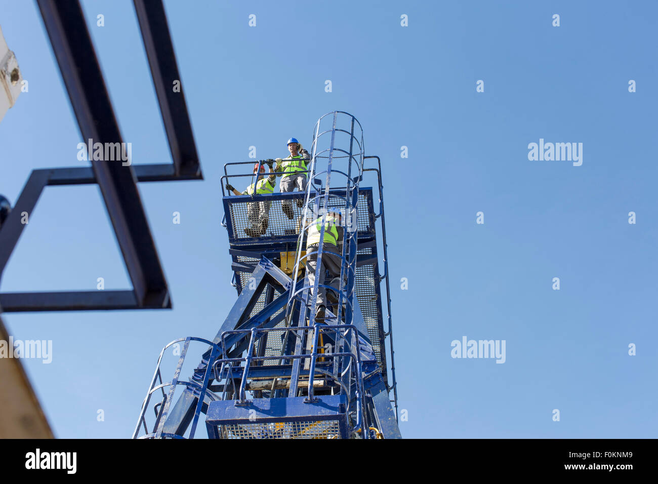 Crew working onboard a ship Stock Photo - Alamy