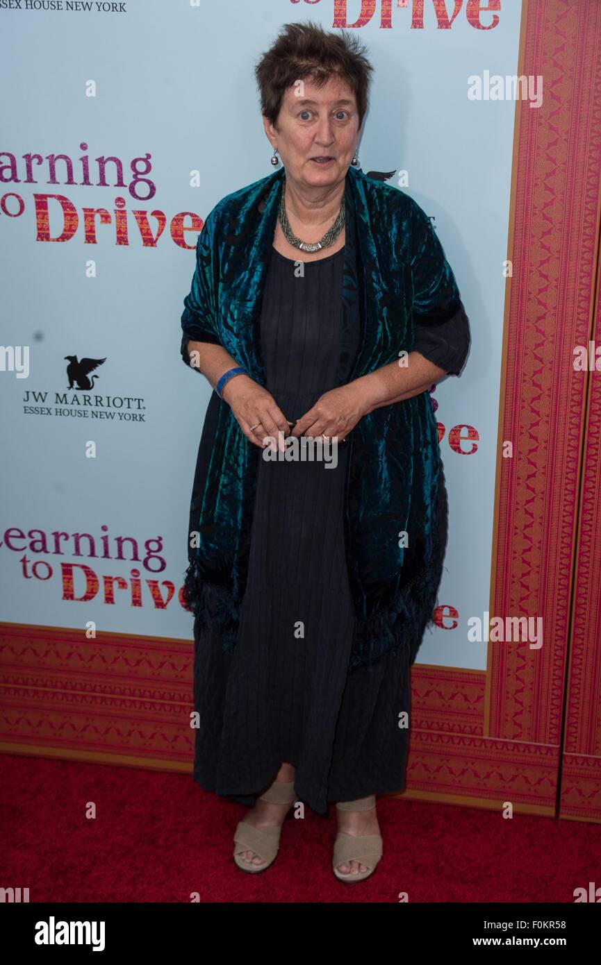 New York, NY, USA. 17th Aug, 2015. Katha Pollitt at arrivals for ...