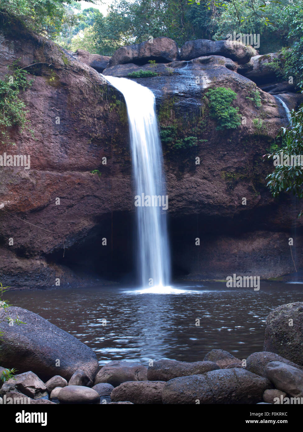 Haew Suwat Waterfall Stock Photo - Alamy