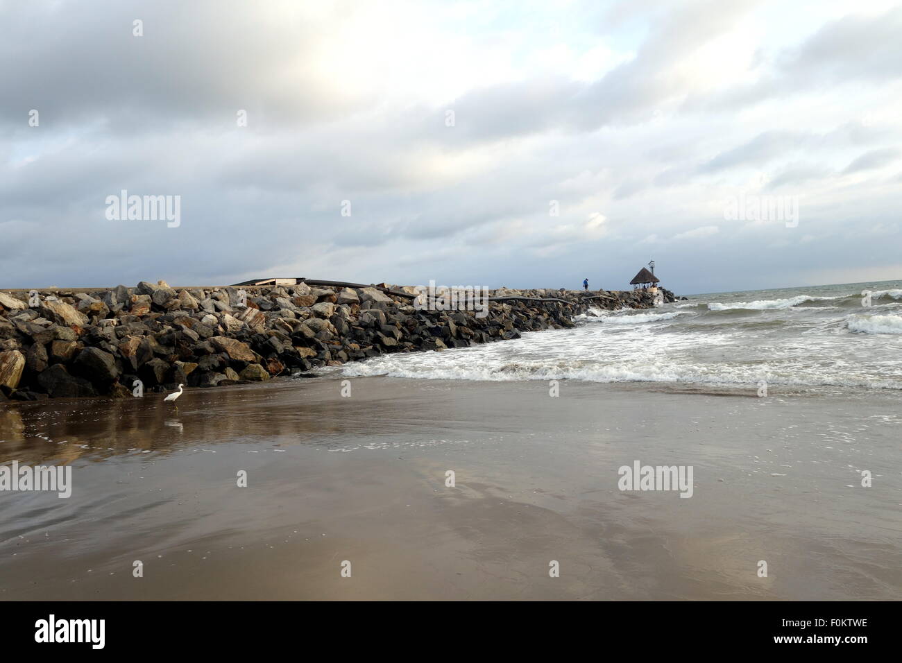 Stone path to beach hut Stock Photo - Alamy