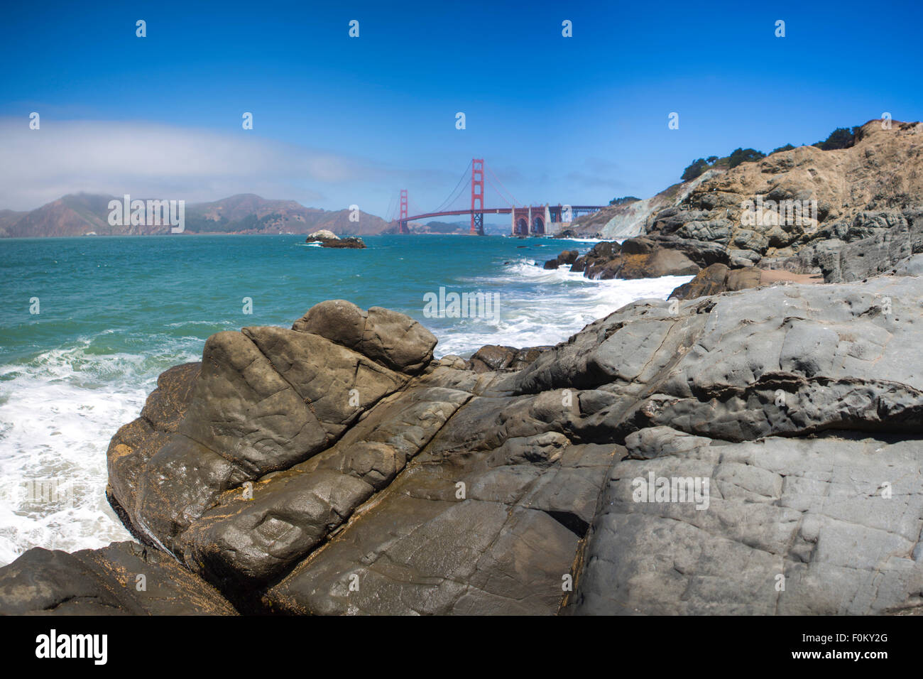 Golden gate bridge opening hi-res stock photography and images - Alamy