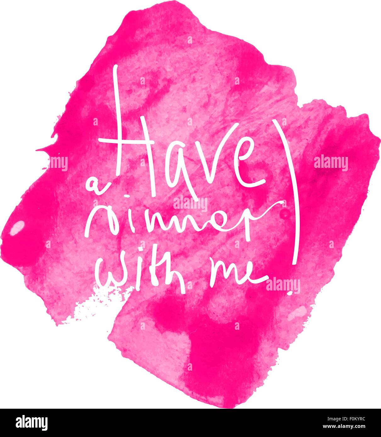 Creative hand written lettering Stock Vector Images - Alamy