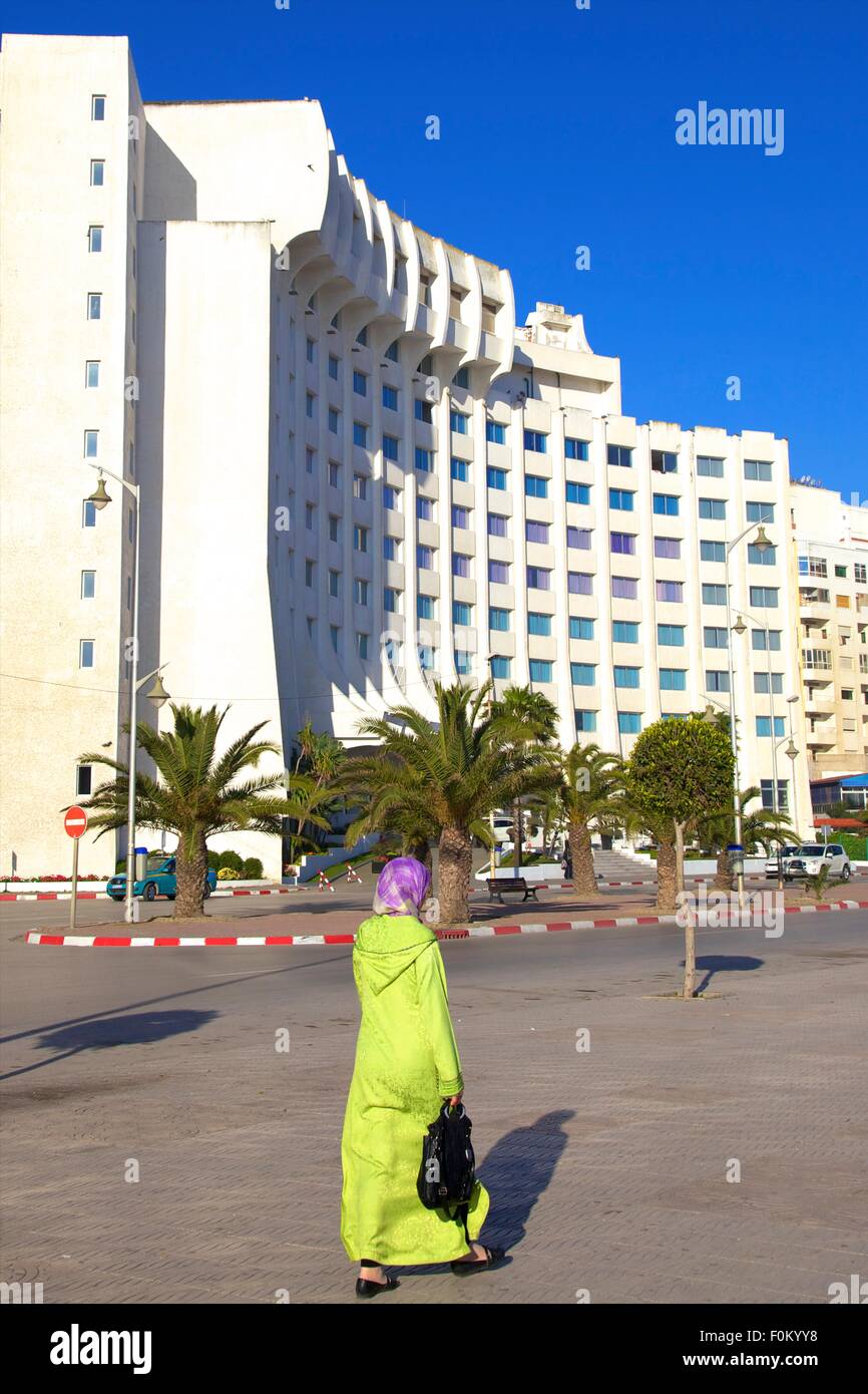 Historic Solazur Hotel on Avenue D'Espagne, Tangier, Morocco, North ...