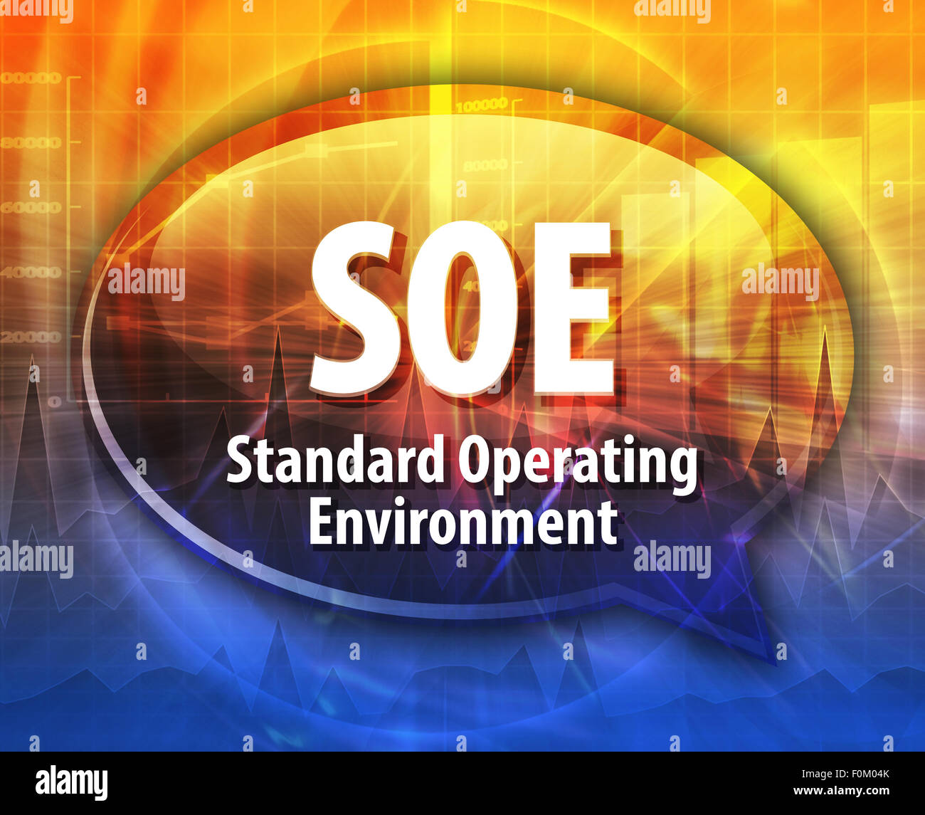Speech bubble illustration of information technology acronym ...